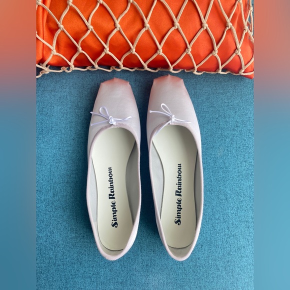 Shoes | Simple Rainbow Silk Ballet Style Shoes | Poshmark